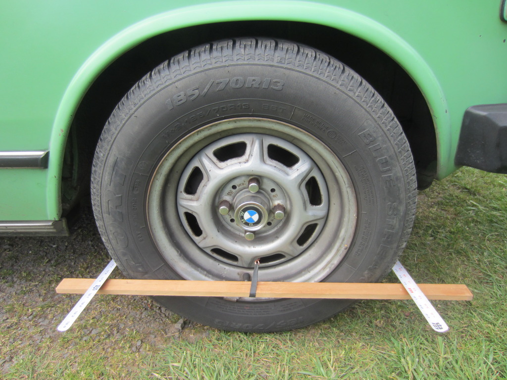 Toe-In Measuring Sticks - BMW 2002 and other '02 - 2002FAQ