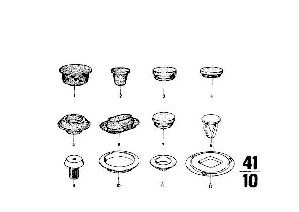 Wheel Well / Trunk Floor Body Plugs? |﻿ BMW 2002 and other '02