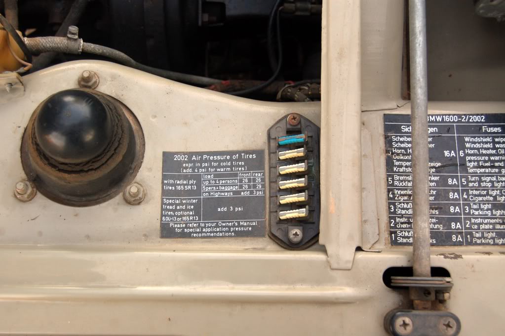 Under Hood Labels And Stickers - BMW 2002 and other '02 - 2002FAQ