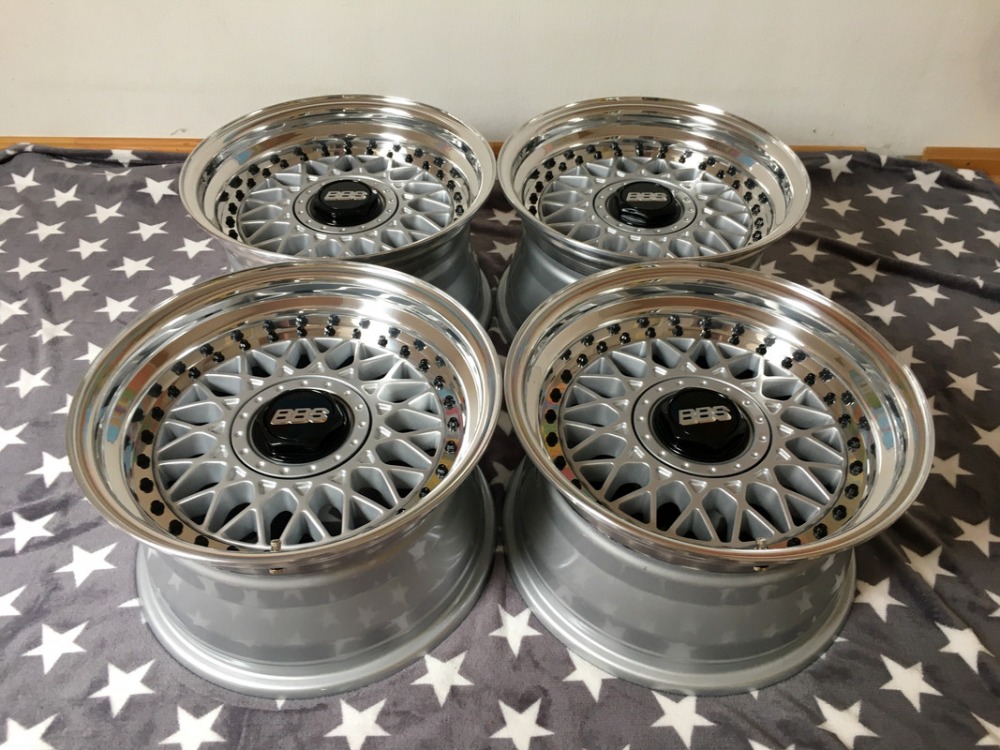 FS: BBS RM 012 2 piece split wheels 4x100 rs rare polished ...