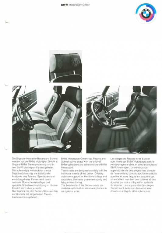Factory pic. E21 Recaro offered as option in a 2002 |﻿ BMW 2002 and ...