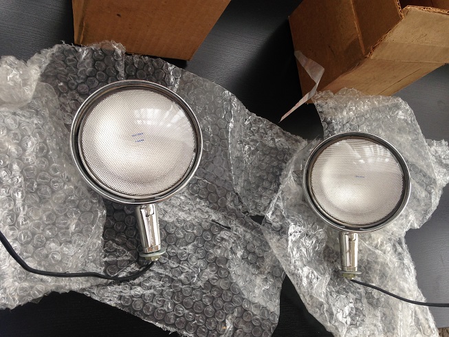 Vintage NOS Made in USA all metal/glass Driving lights - Miscellaneous ...