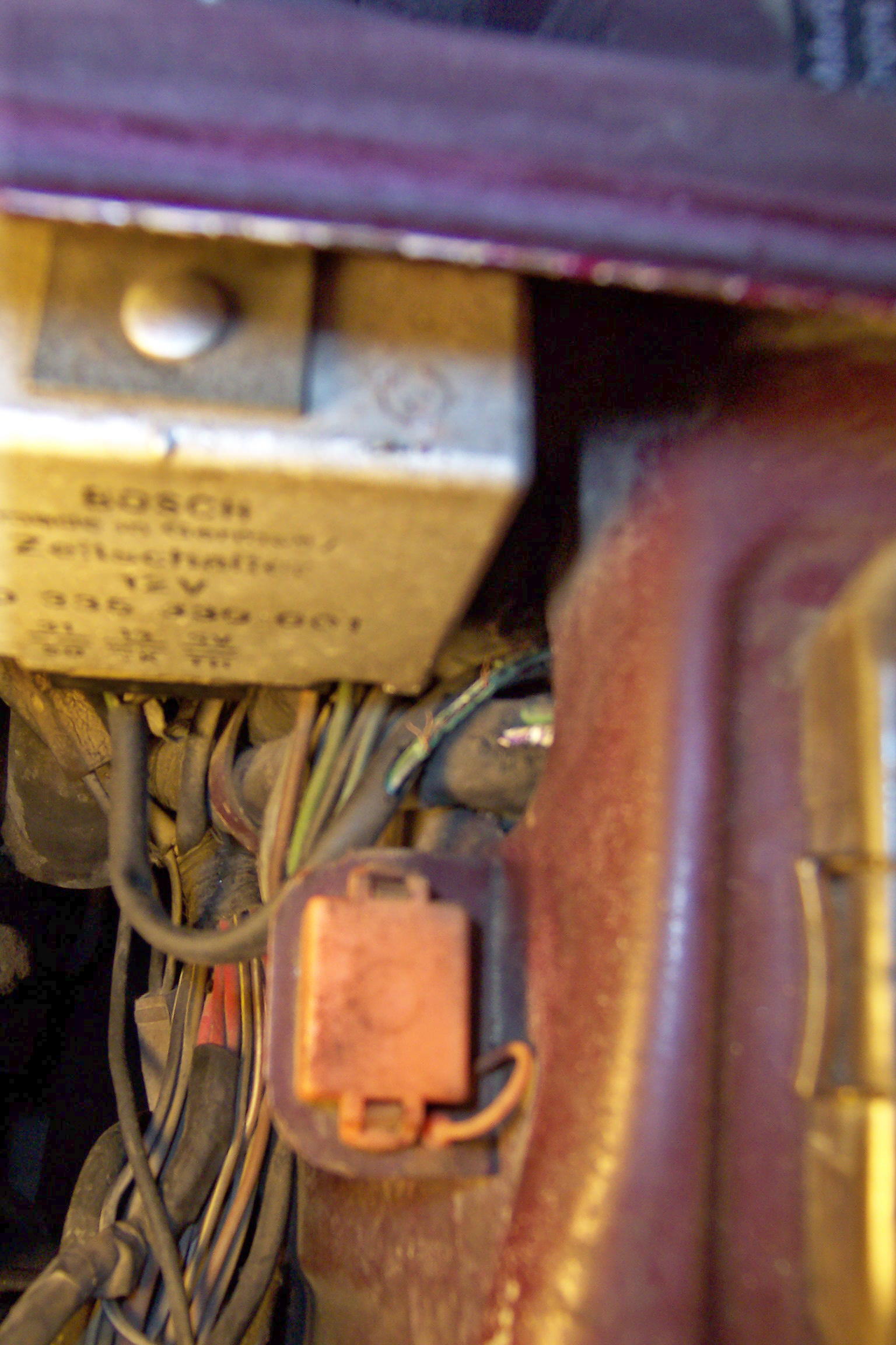 chaffed wire harness by fuse box |﻿ BMW 2002 and other '02