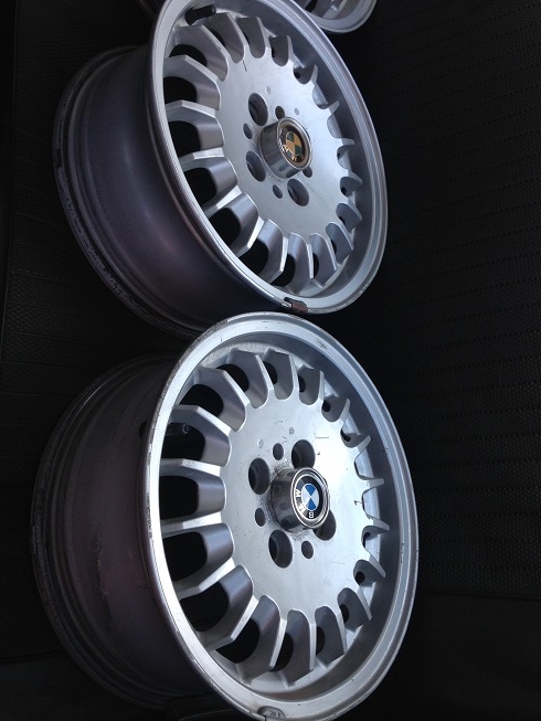 14" set of 4 BMW Bottle cap wheels w/center caps |﻿ Miscellaneous