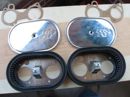 K&N Filter Setup for Dual Weber 40 DCOE CARBS |﻿ Miscellaneous