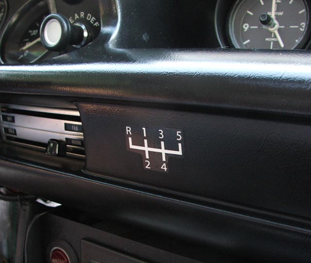 Shift pattern decal! - BMW 2002 and other '02 - 2002FAQ