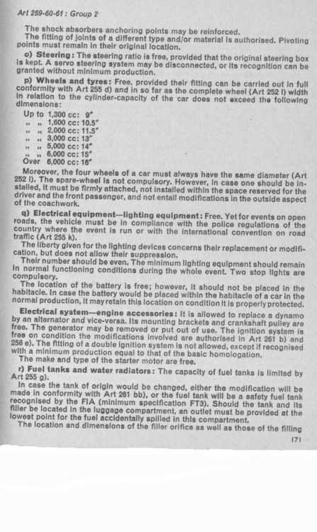 FIA Homologation papers |﻿ BMW 2002 and other '02