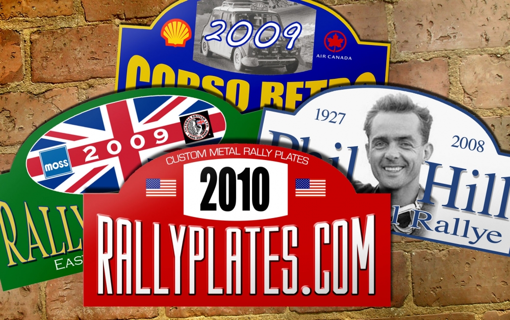 Custom metal rally plates from RALLYPLATES.COM - Miscellaneous - 2002FAQ