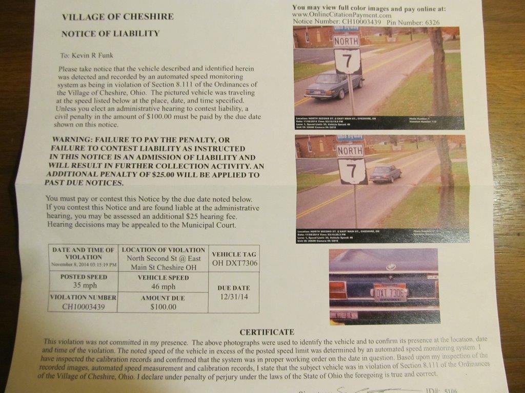 Speed cameras in rural Ohio.... |﻿ BMW 2002 and other '02