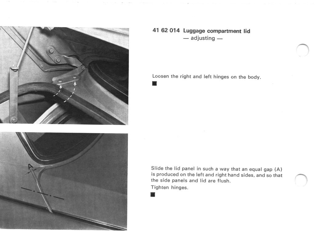 i need help with trunk lid alignment |﻿ BMW 2002 and other '02