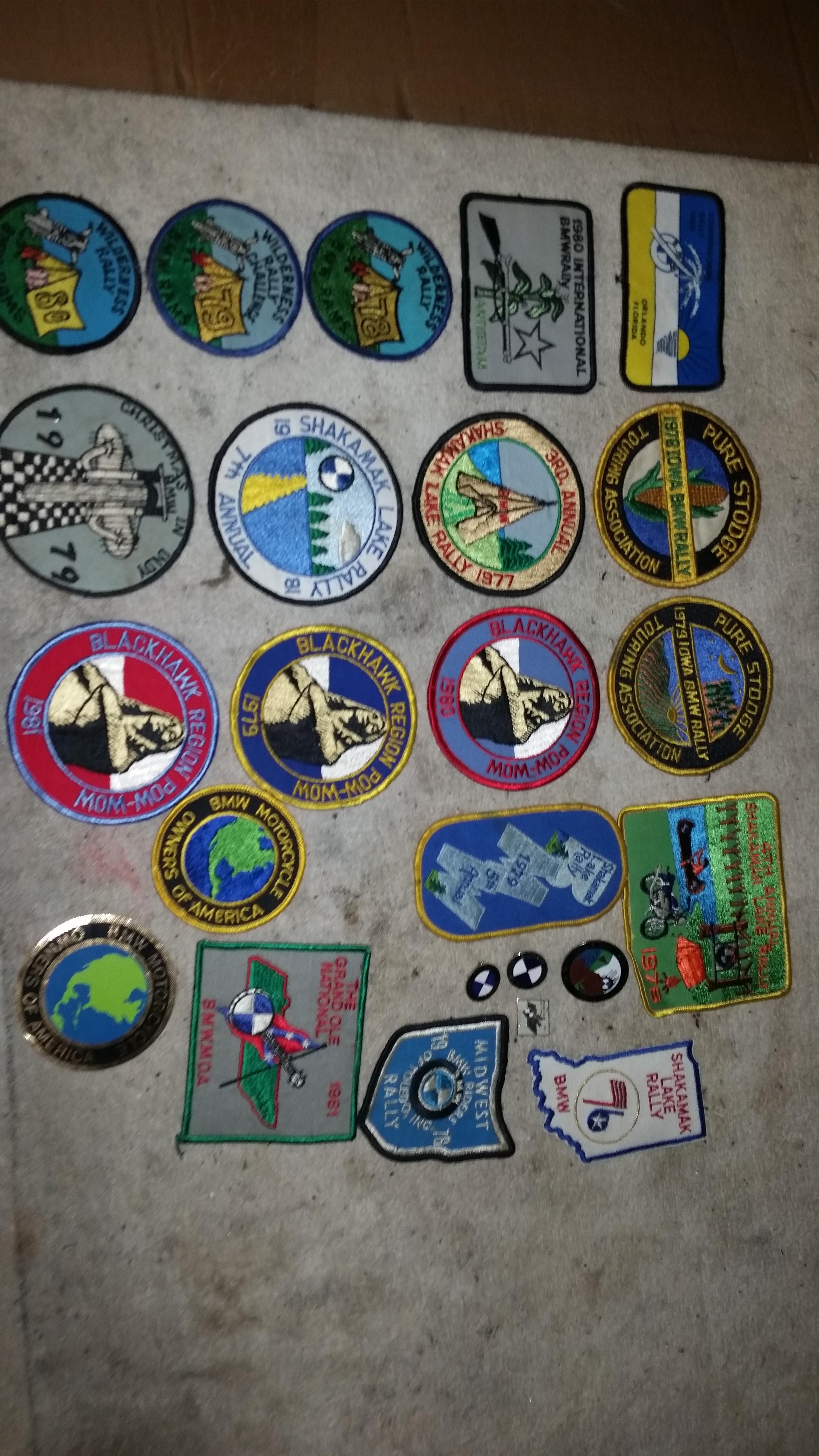 Vintage bmw rally patches |﻿ Miscellaneous