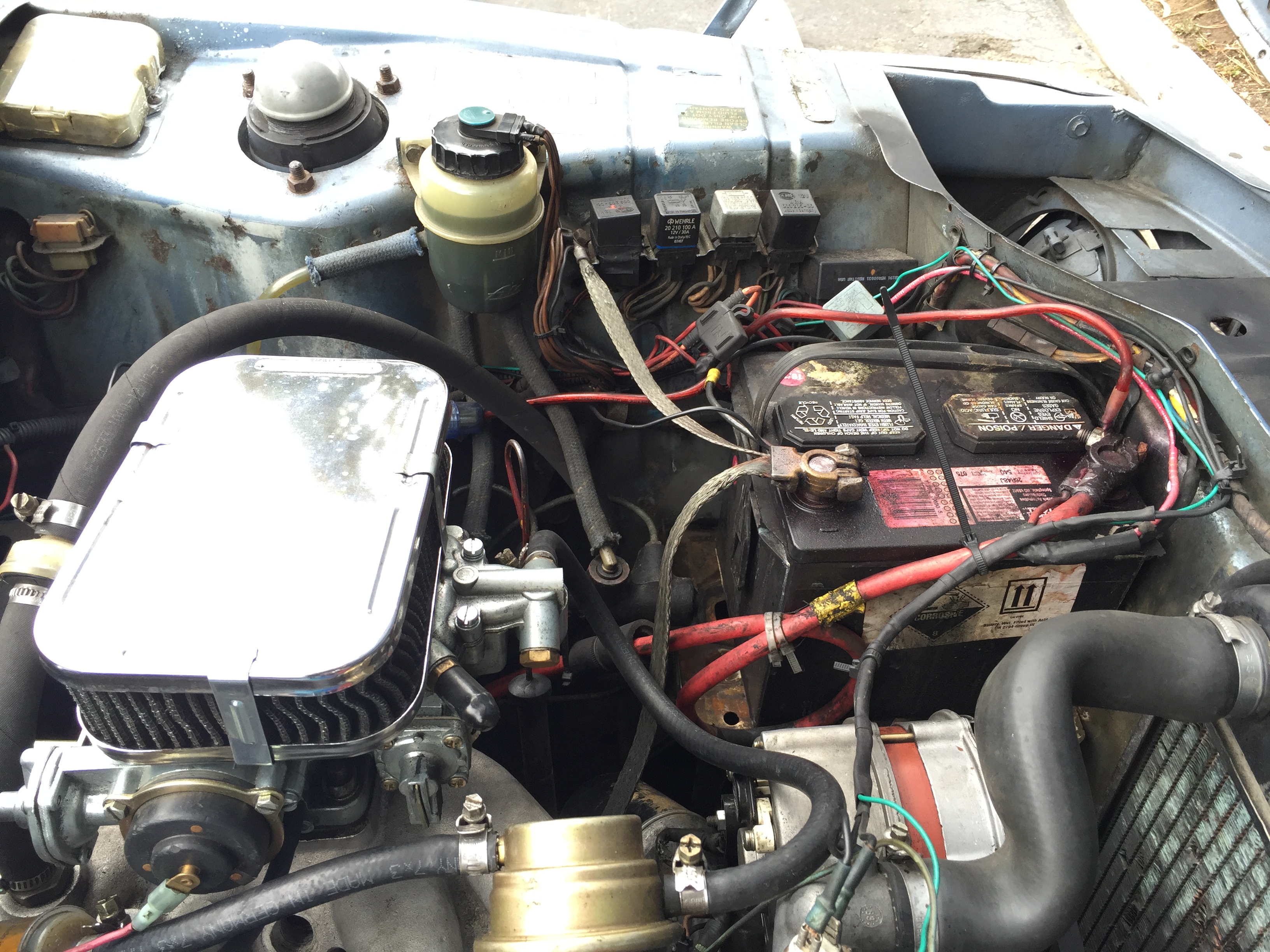Engine Bay...How do I clean up the wiring? - BMW 2002 and other '02 ...