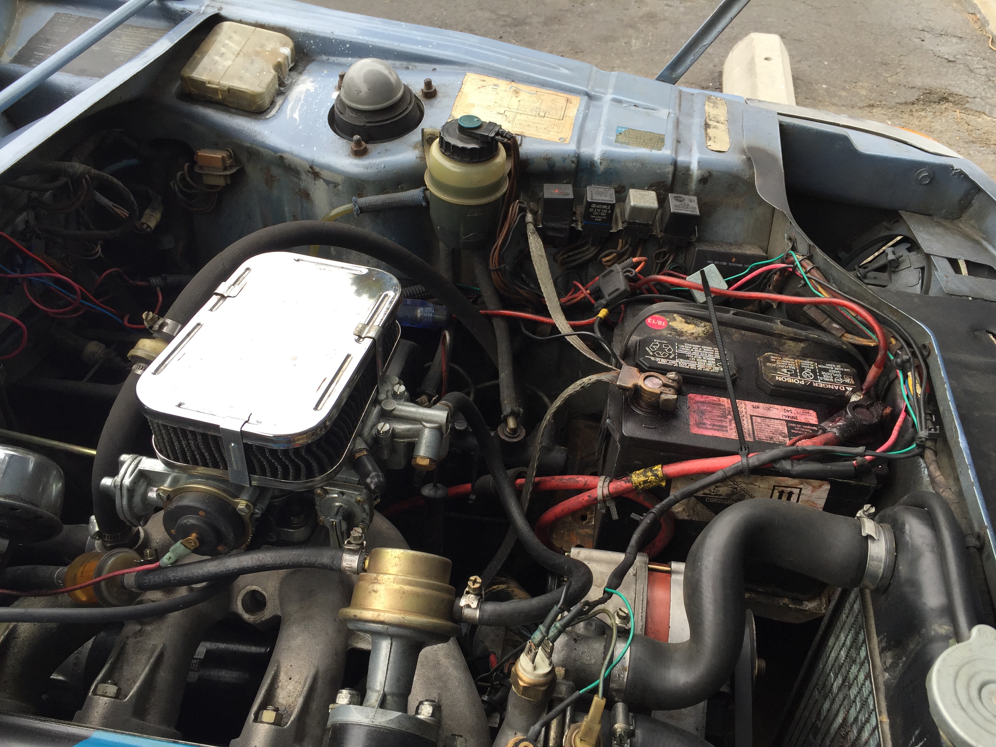 Engine Bay...How do I clean up the wiring? - BMW 2002 and other '02 ...