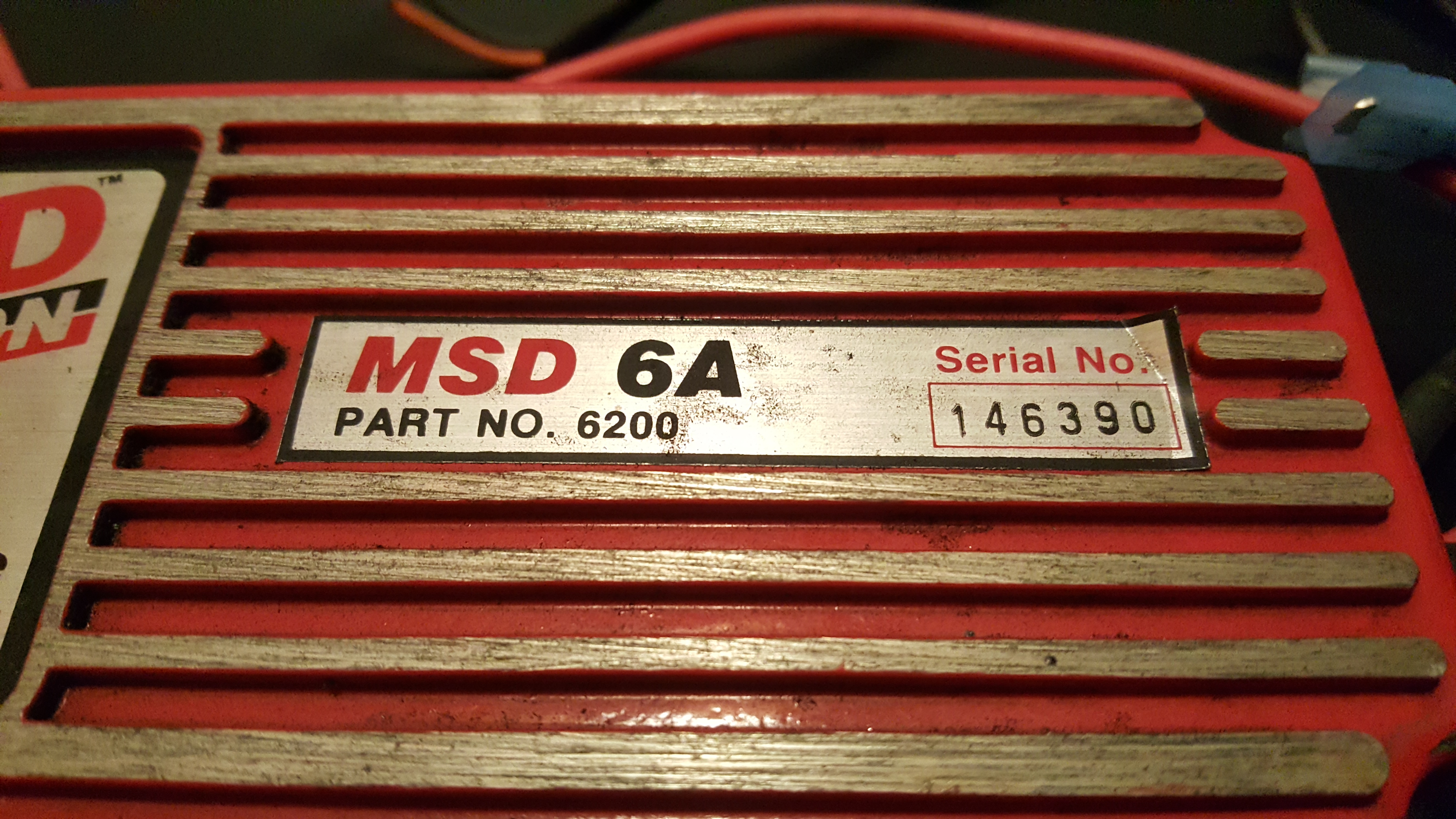 [SOLD] MSD 6A 6200 with tach adapter (used) |﻿ Miscellaneous