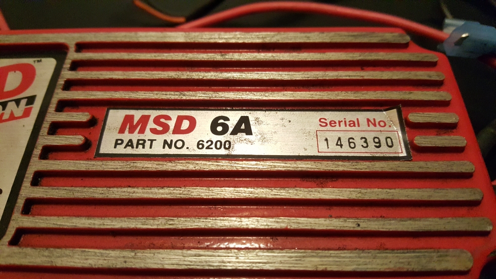 [SOLD] MSD 6A 6200 with tach adapter (used) |﻿ Miscellaneous