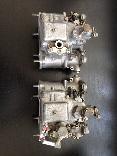 Very nice pair of Made in Japan 40 MM Dual side draft carbs ...