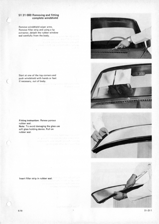 Installing The Front and Rear Windshields |﻿ Body and Interior