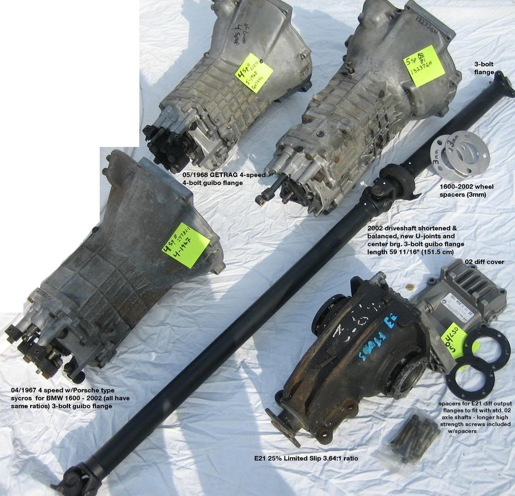 Was the Getrag 242 EVER in a New 2002? - Page 2 - BMW 2002 and other ...