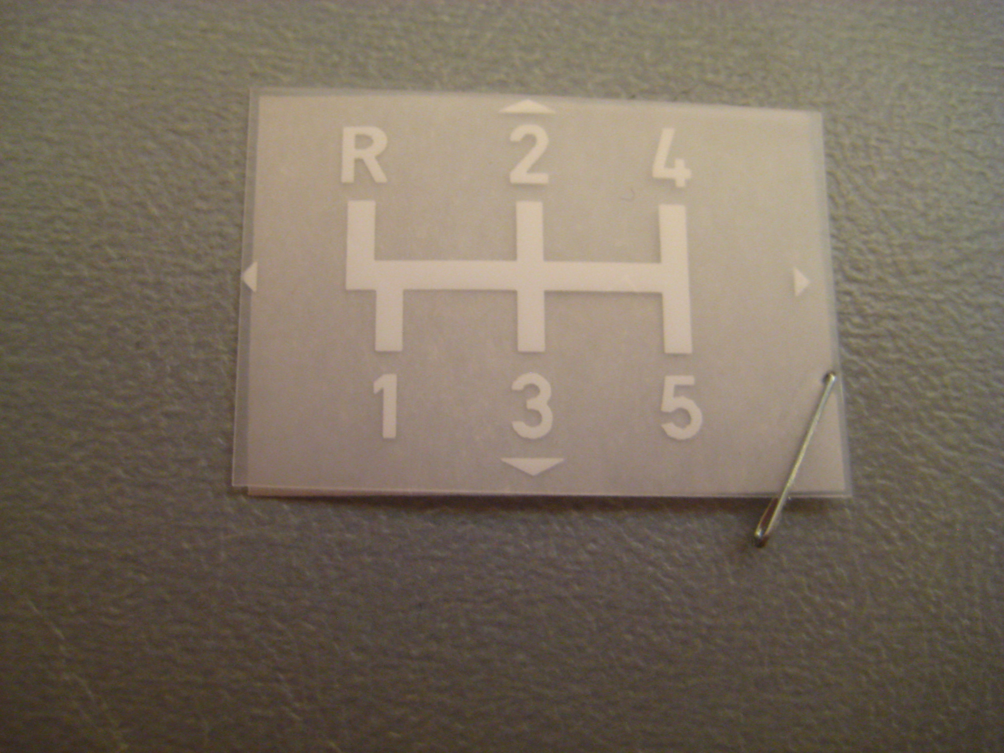 5 speed CR shift decal |﻿ Miscellaneous