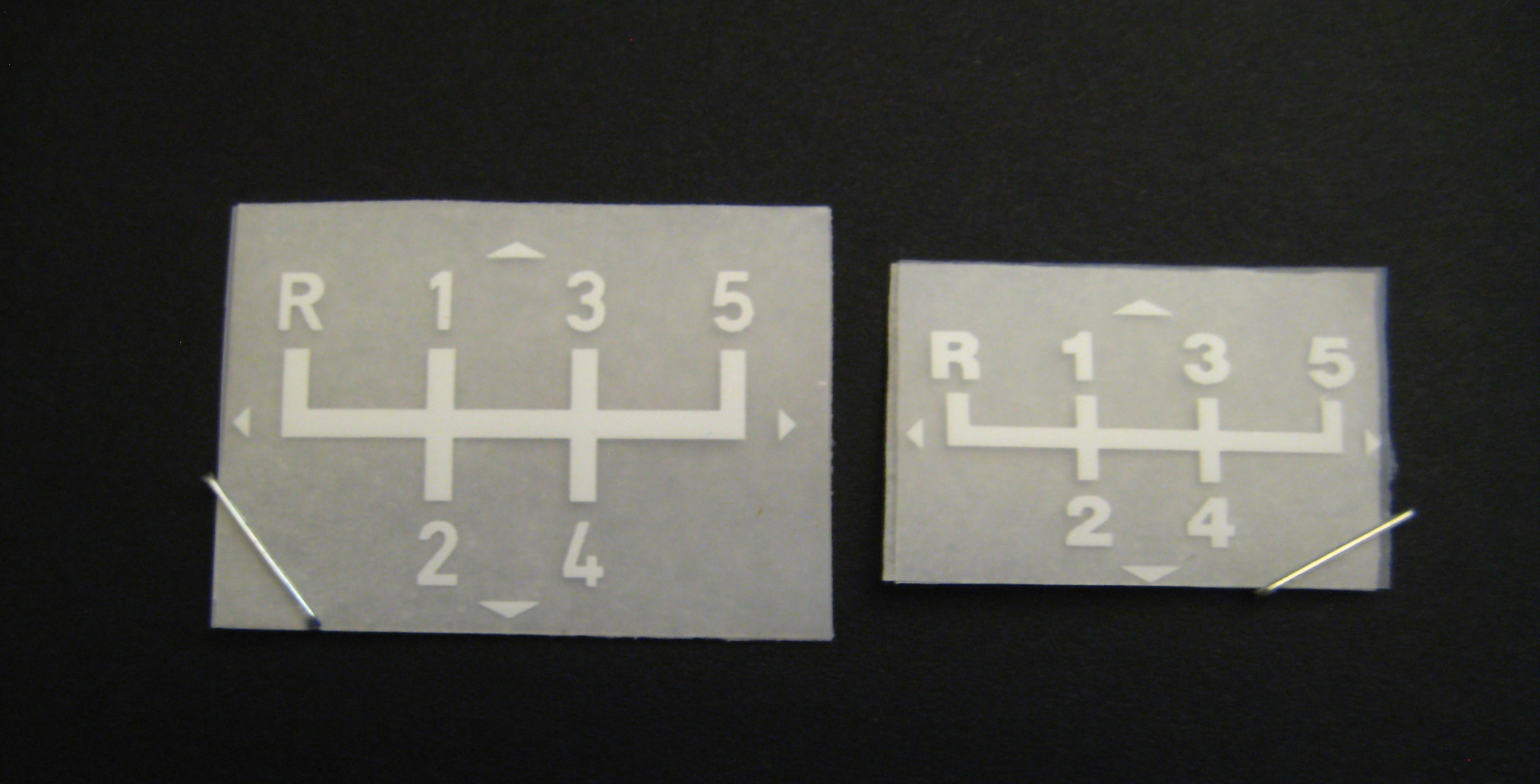 5 speed OD shift decal (small size) |﻿ BMW 2002 and other '02