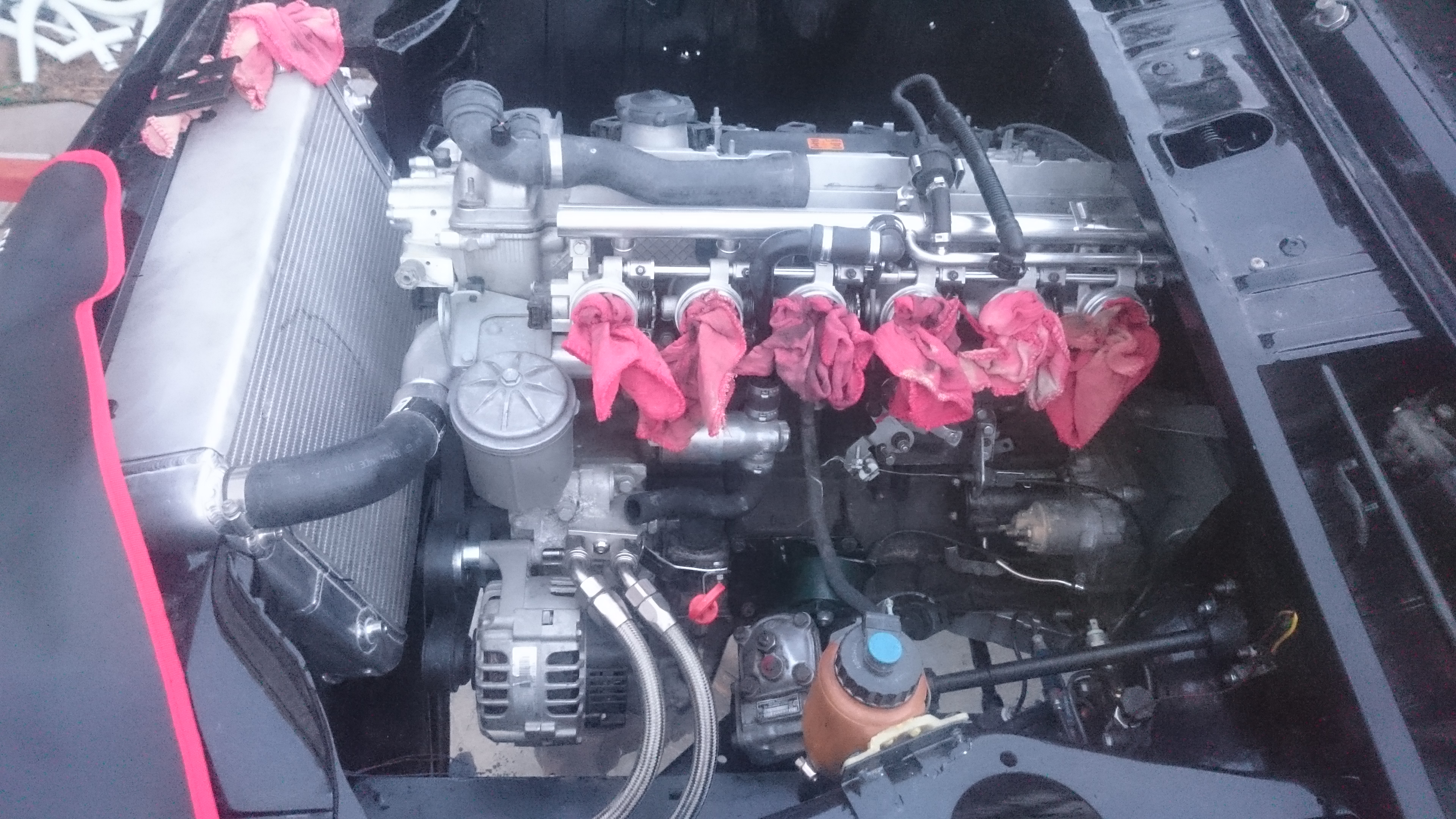 Clutch, flywheel, Engine and Transmission install |﻿ heinemann's s54 ...