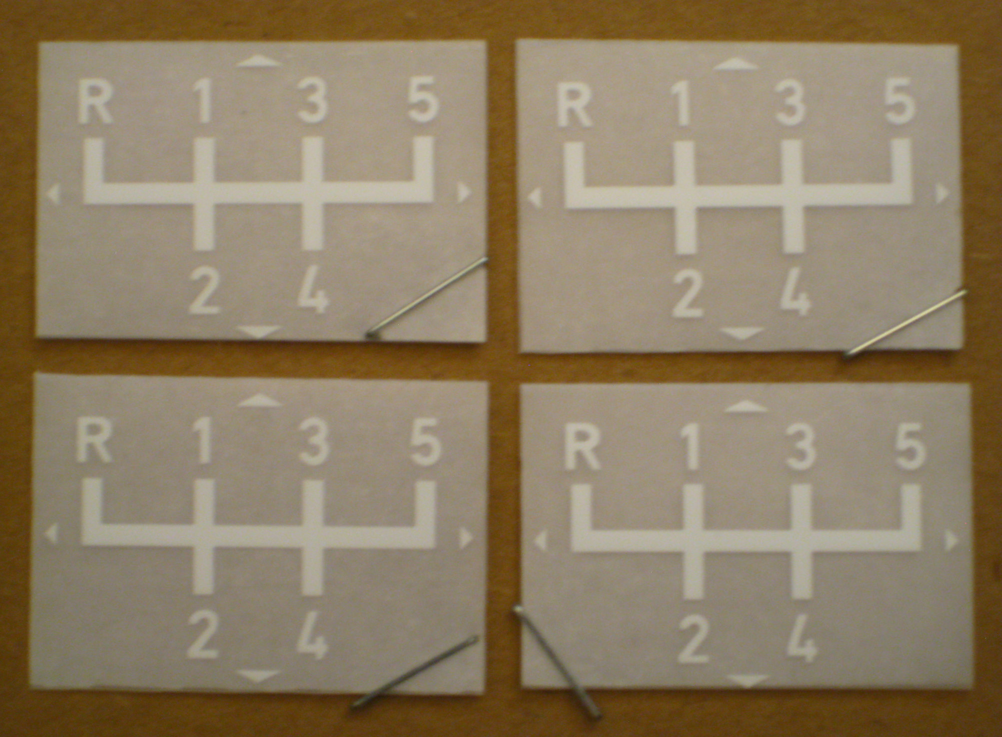 5 speed shift decals |﻿ Miscellaneous