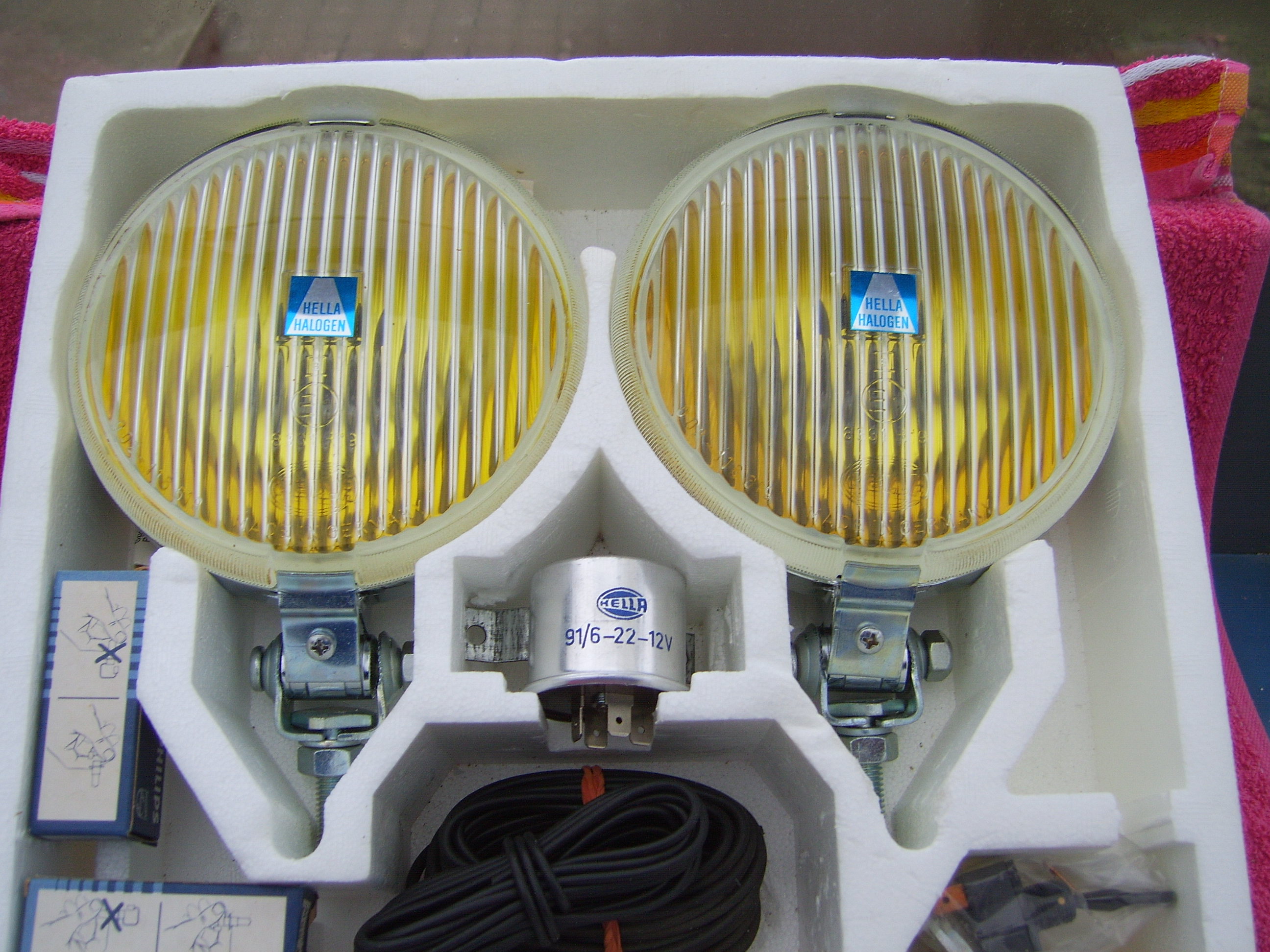 FS: NOS Hella Yellow Fog Lights |﻿ Miscellaneous