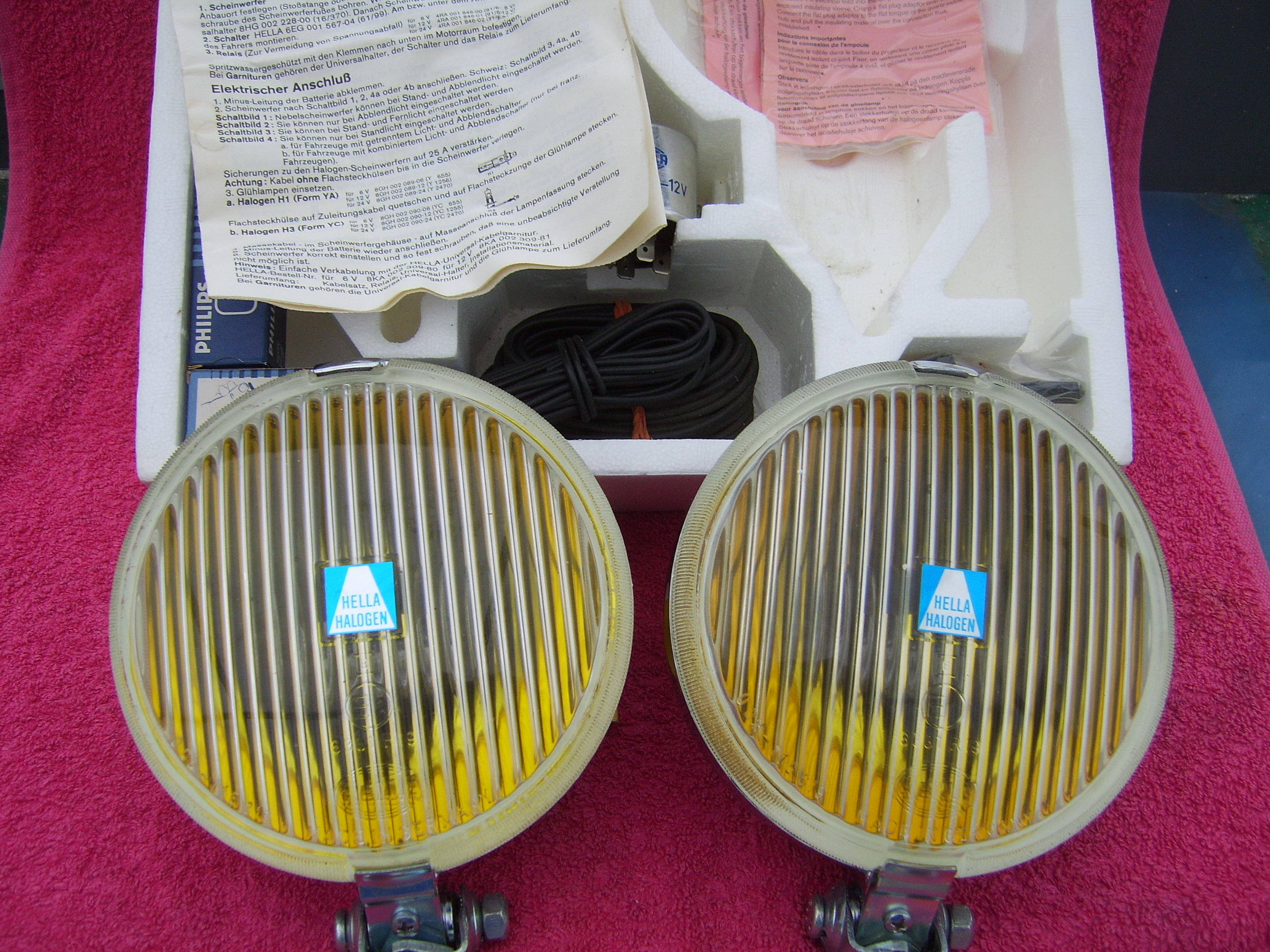 FS: NOS Hella Yellow Fog Lights |﻿ Miscellaneous