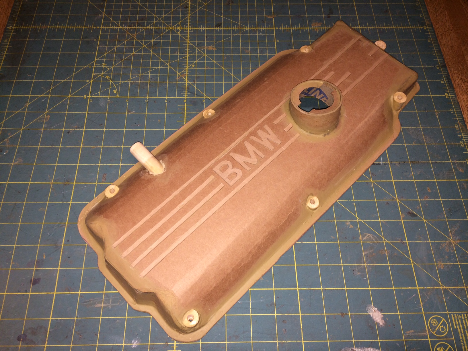 Cardboard M10 valve cover |﻿ Cardboard M10