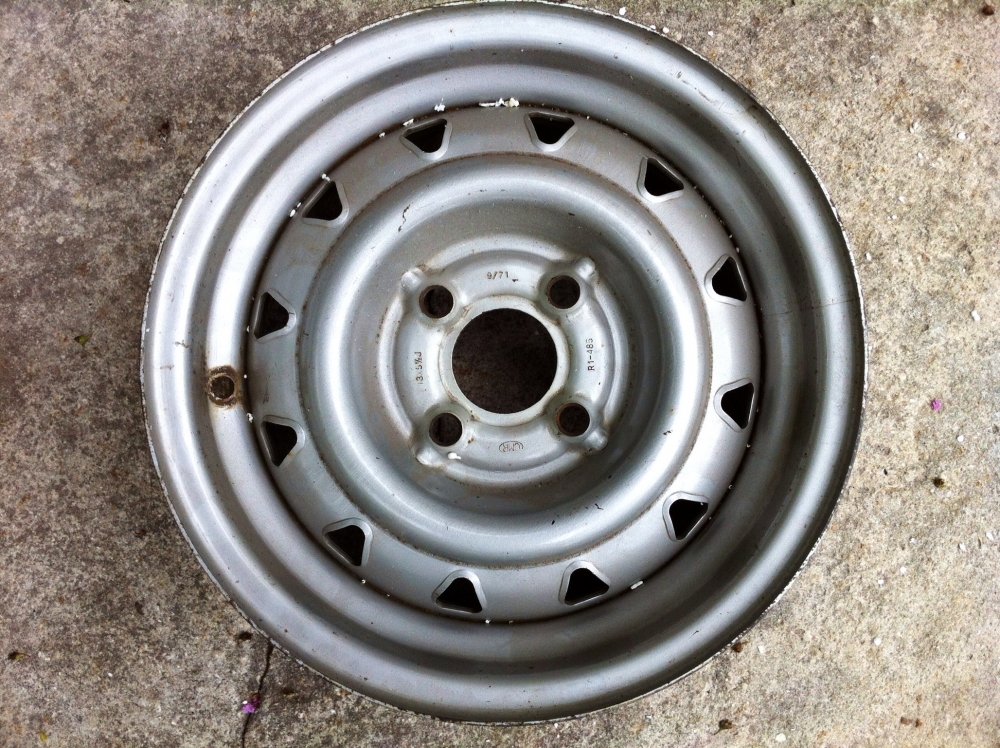 Alpina and Borrani (CMR) 13” Steel Rims |﻿ BMW 2002 and other '02