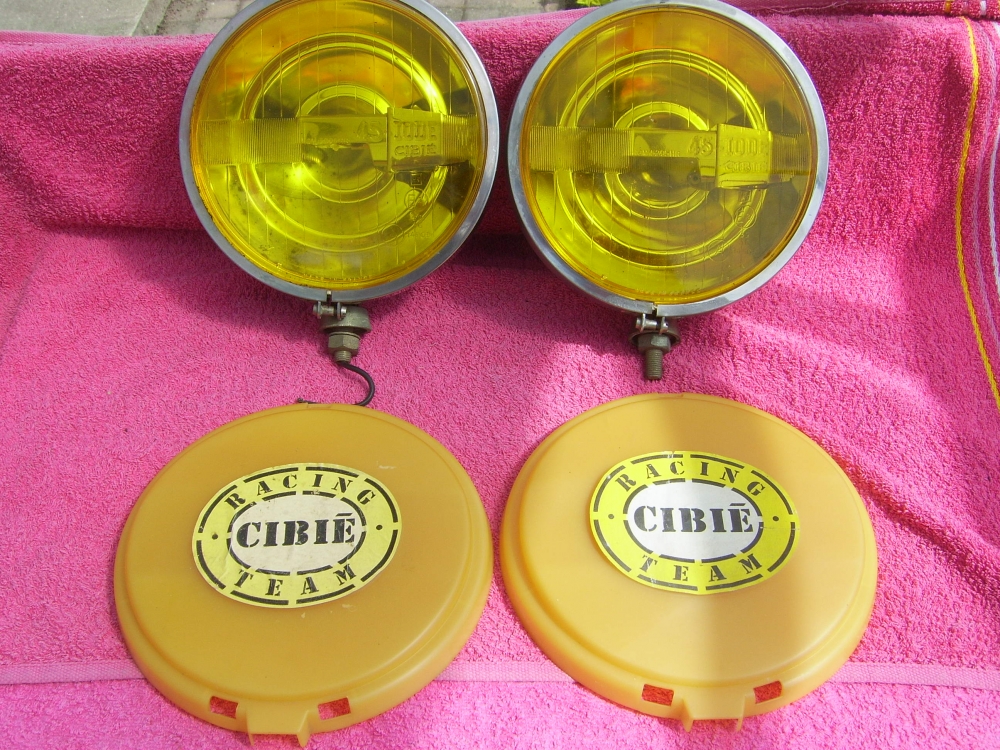 FS: Cibie 45 Iode Yellow Fog Lights + Covers Racing Team |﻿ Miscellaneous
