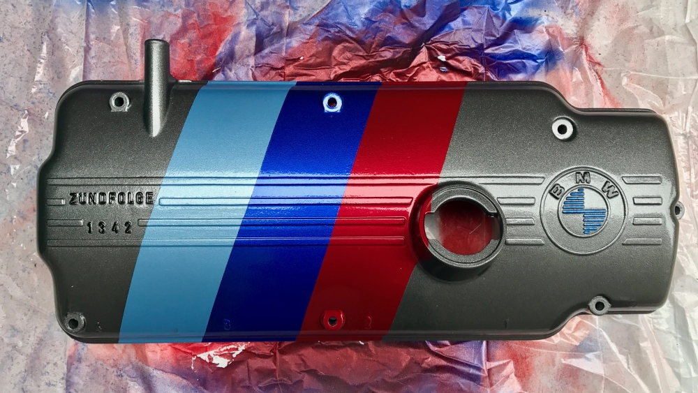 I'm Officially Obsessed. Valve Cover Painting! - BMW 2002 and other '02 ...