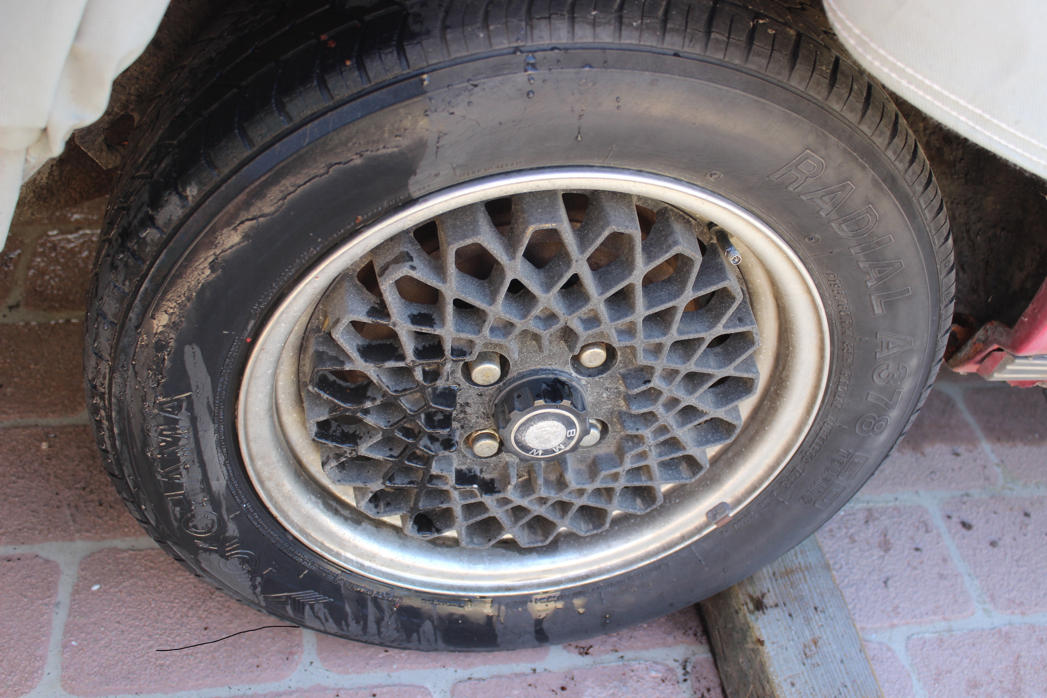 vintage1985 riken FS 6jjX14 114.3 4 1/2 BOLT PATTERN rare wheels with 3 ...
