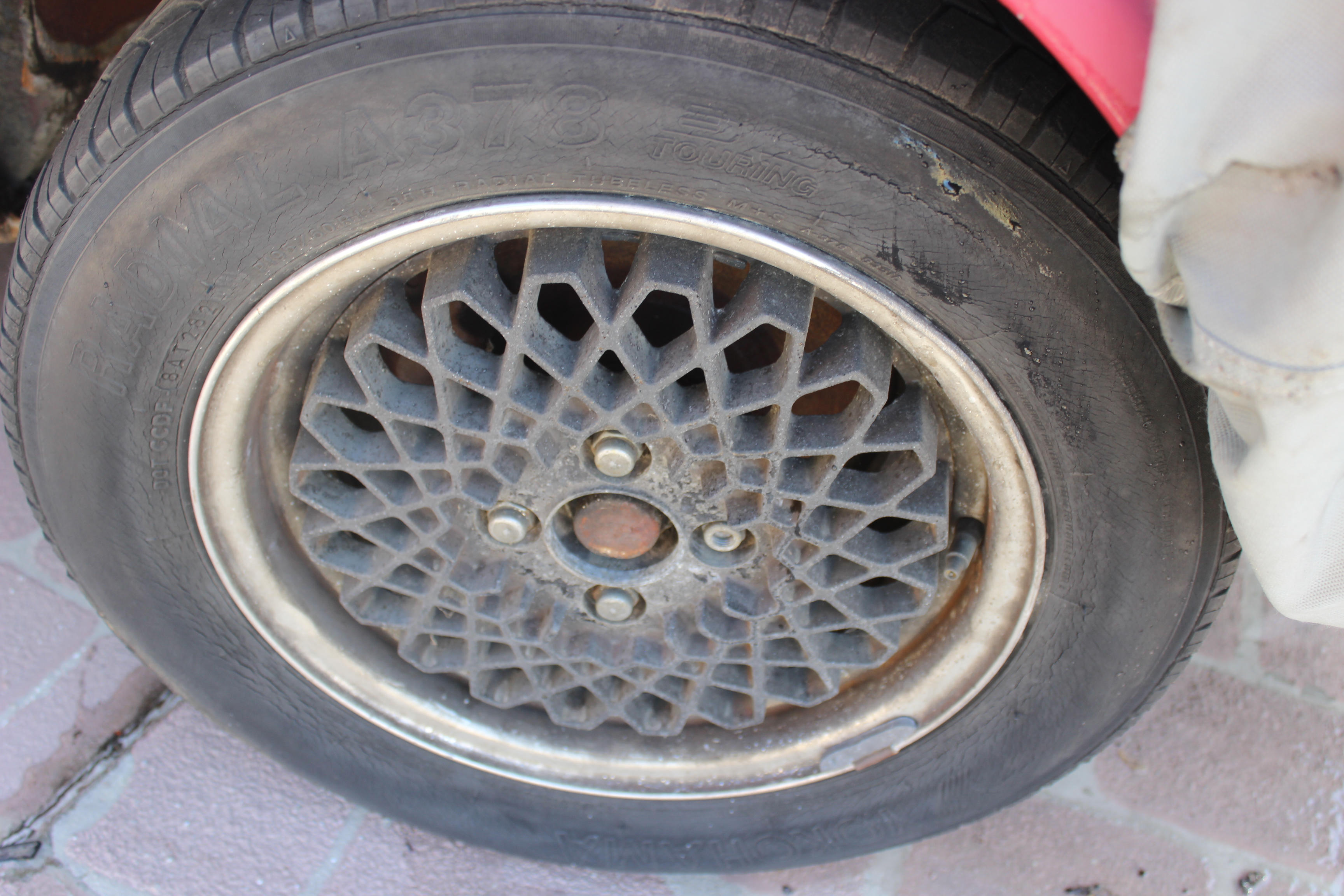 vintage1985 riken FS 6jjX14 114.3 4 1/2 BOLT PATTERN rare wheels with 3 ...