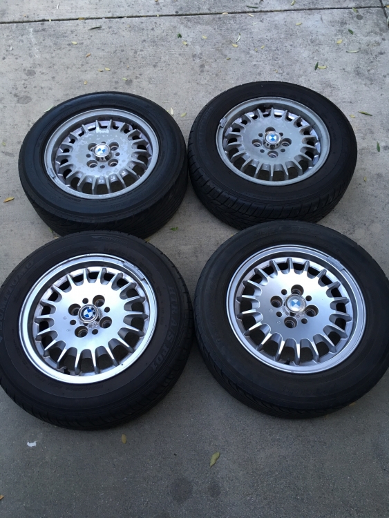 BMW bottle cap wheels 6Jx14 ET:35 + tires |﻿ Miscellaneous