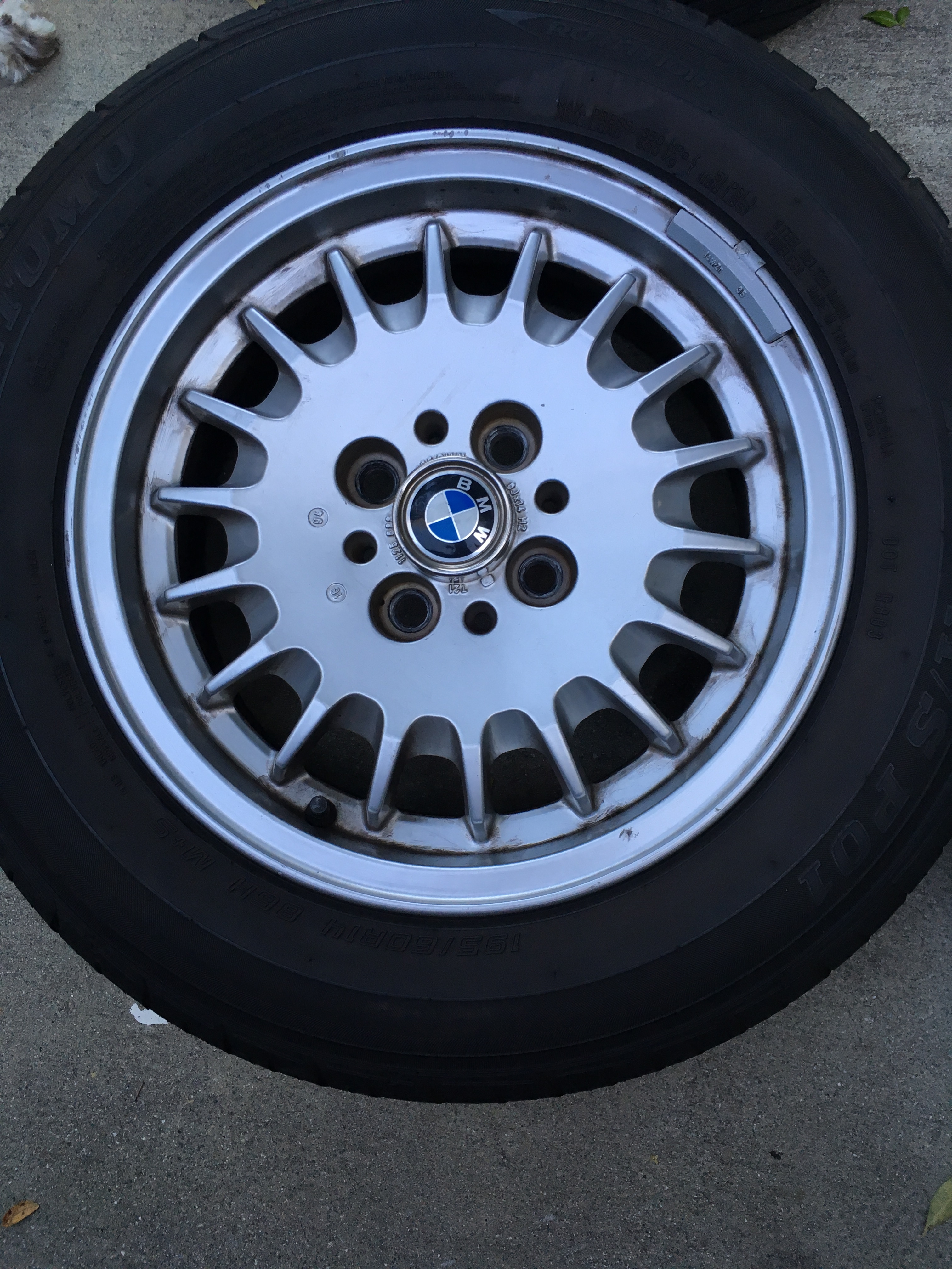 BMW bottle cap wheels 6Jx14 ET:35 + tires |﻿ Miscellaneous