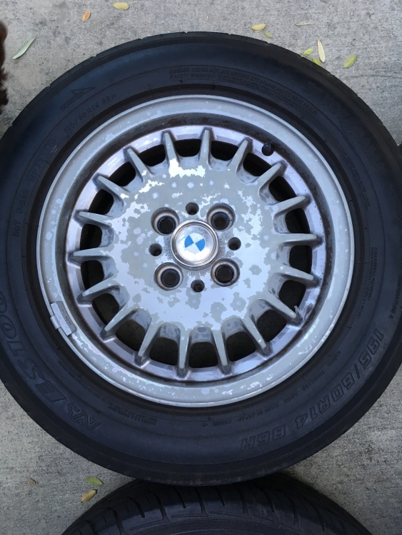 BMW bottle cap wheels 6Jx14 ET:35 + tires |﻿ Miscellaneous
