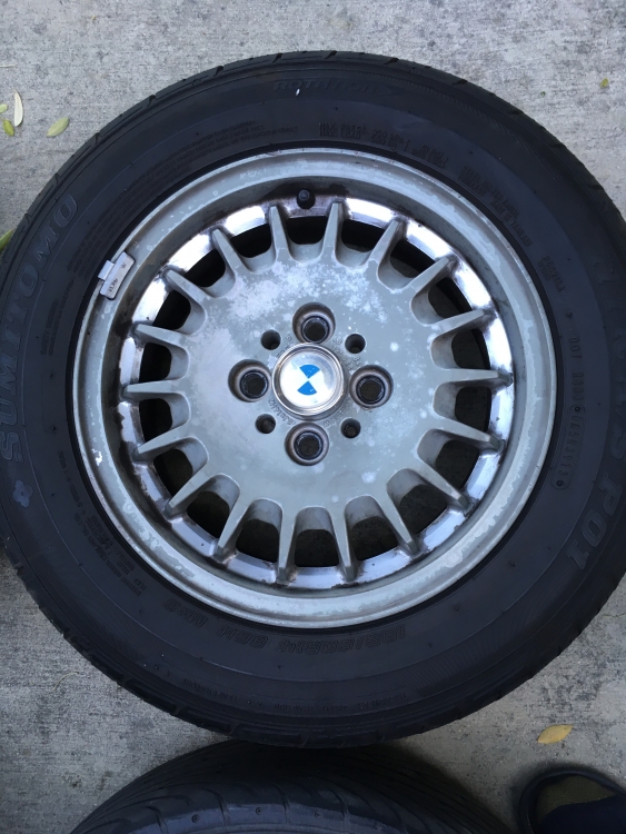 BMW bottle cap wheels 6Jx14 ET:35 + tires |﻿ Miscellaneous