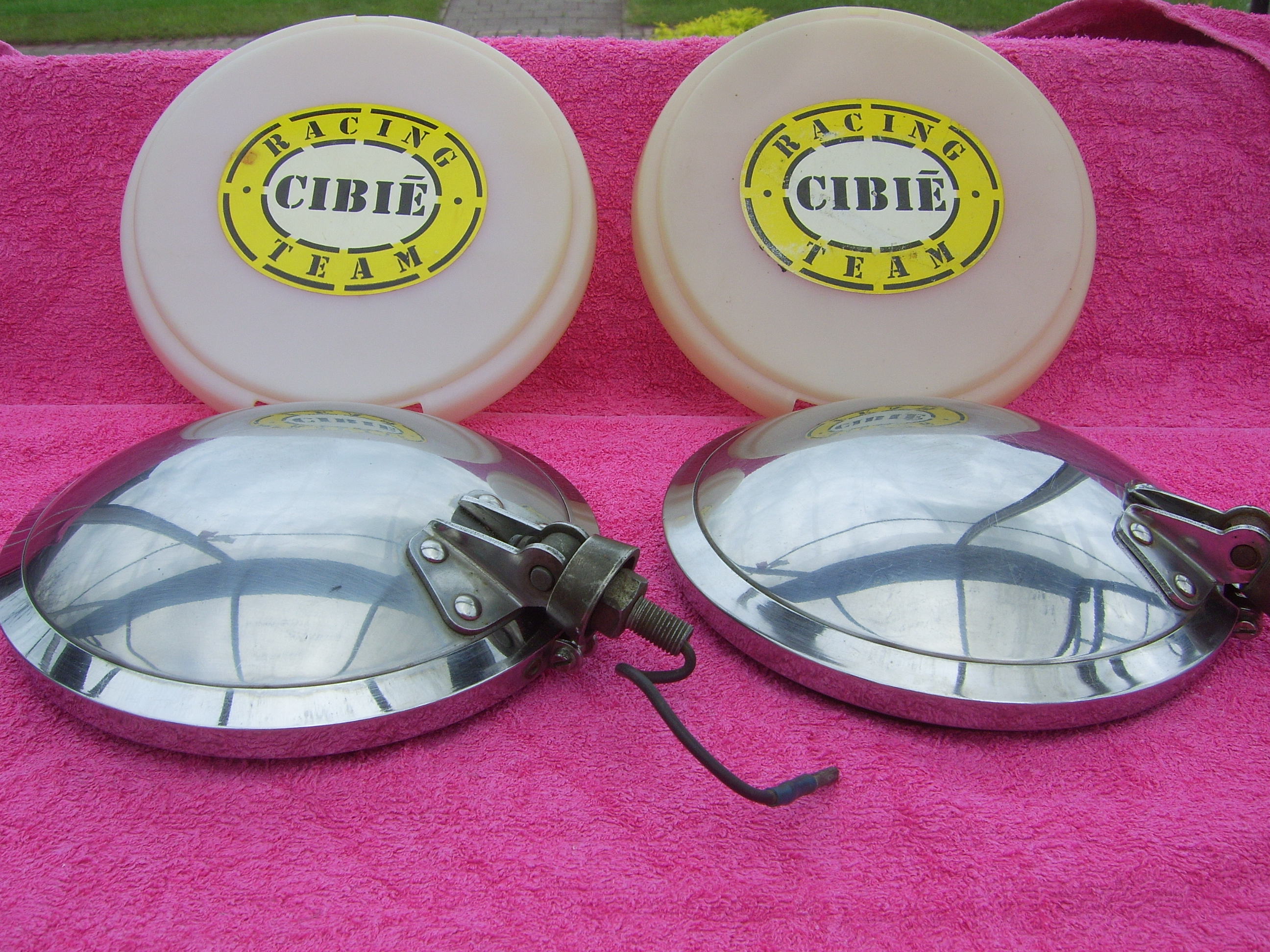 FS: Cibie 45 Iode Yellow Fog Lights + Covers Racing Team |﻿ Miscellaneous