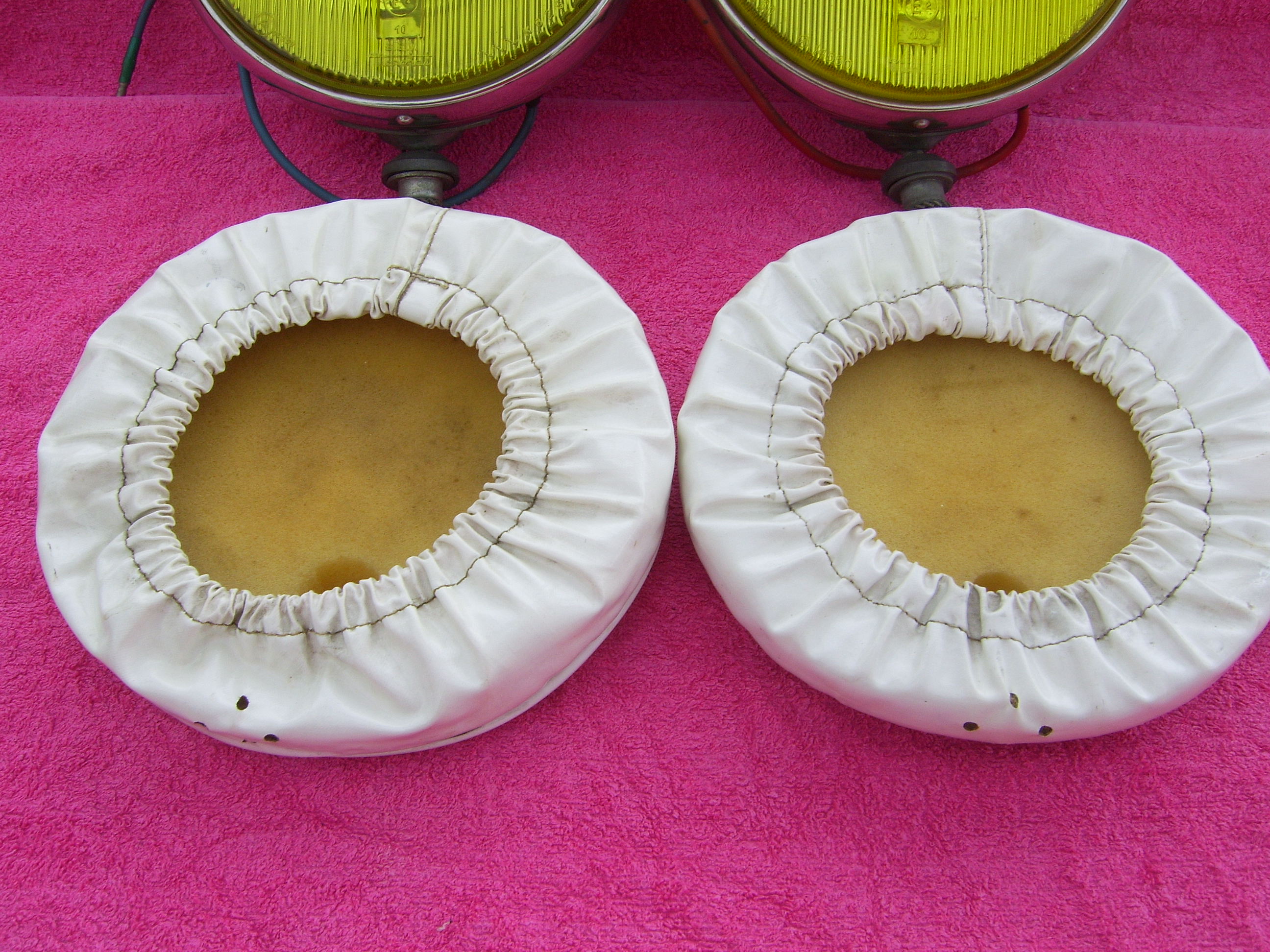 FS: Marchal 880 Yellow Fog Lights + Original Soft Covers |﻿ Miscellaneous