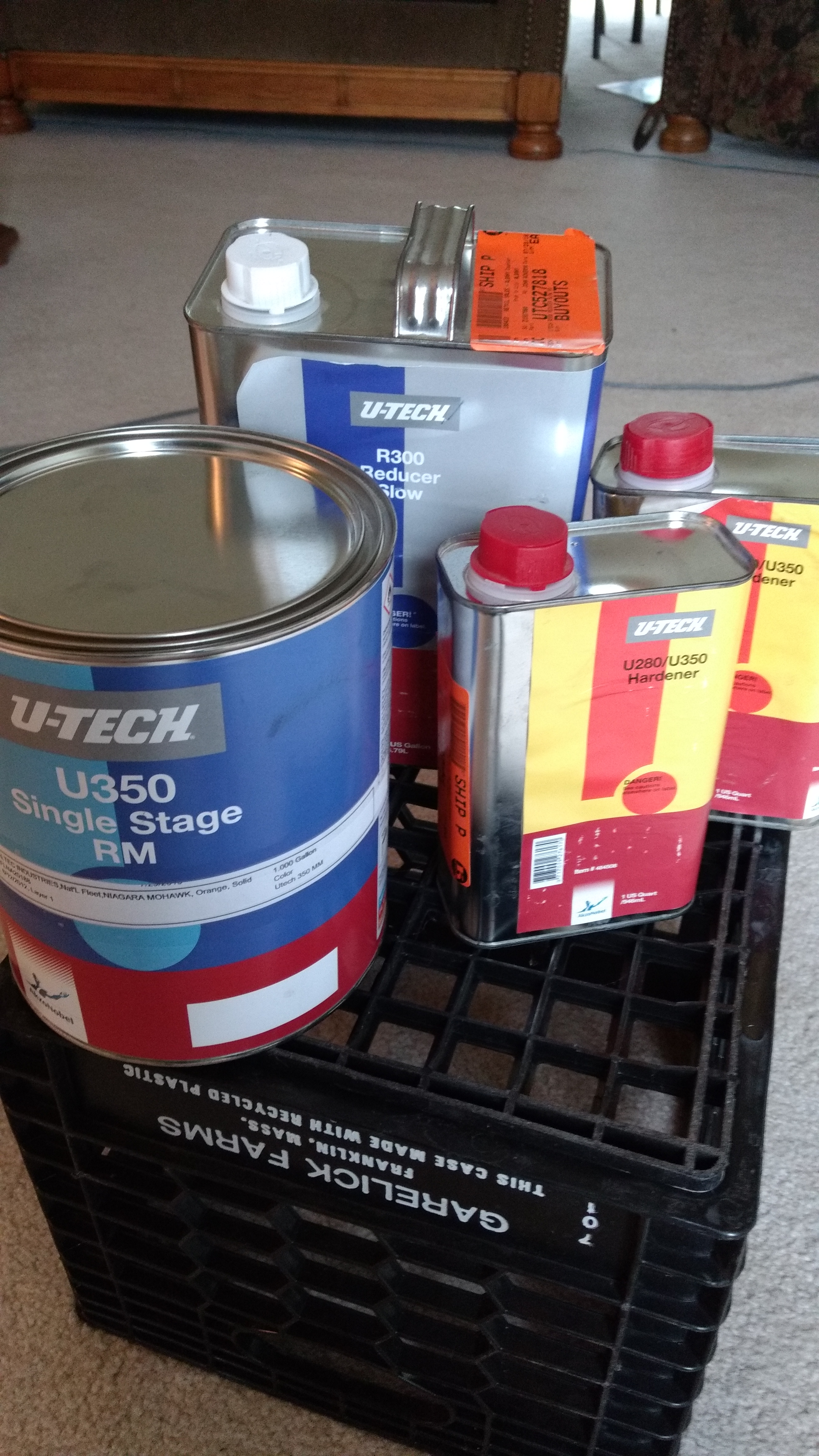 1 gallon of INKA orange paint-single stage |﻿ Miscellaneous