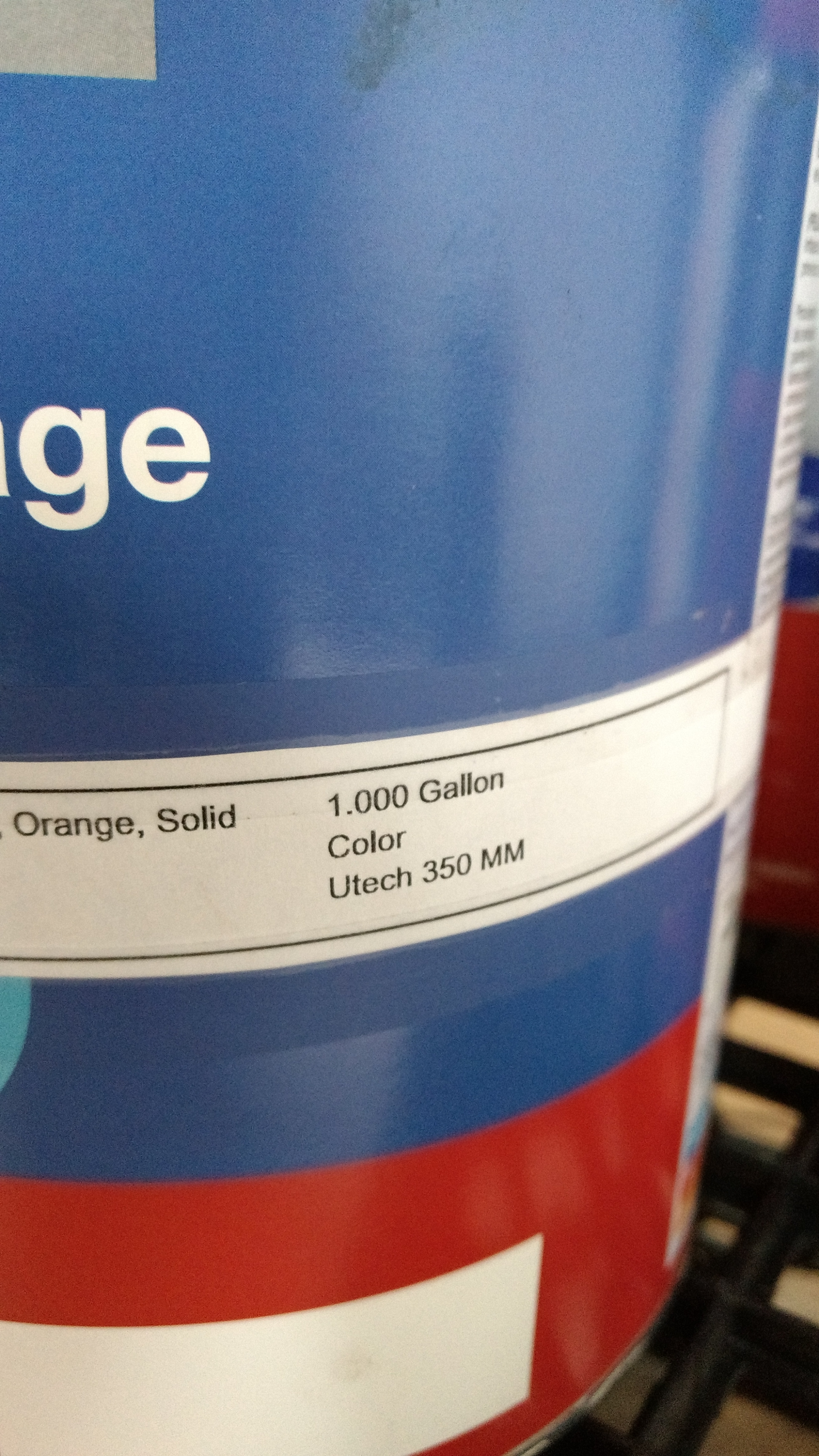 1 gallon of INKA orange paint-single stage |﻿ Miscellaneous