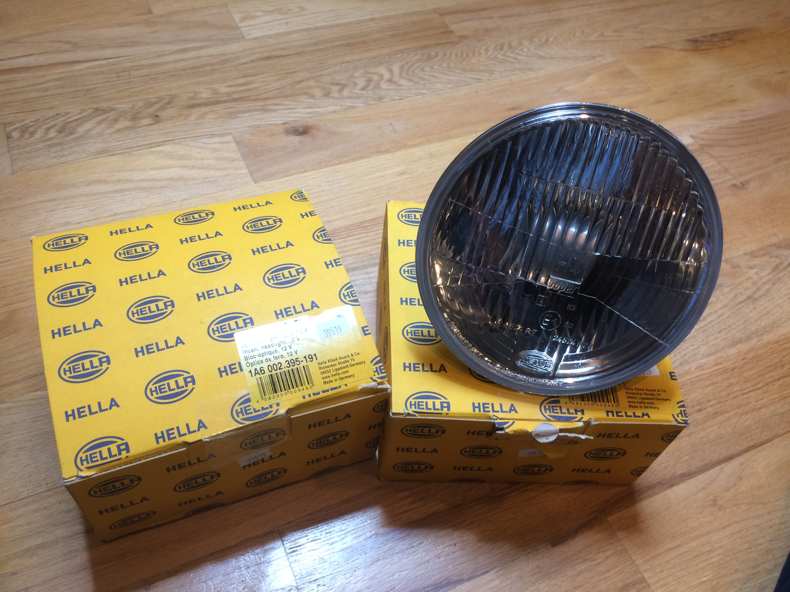 Hella Super H4 7" High/Low Beam Euro Headlights - New |﻿ Miscellaneous