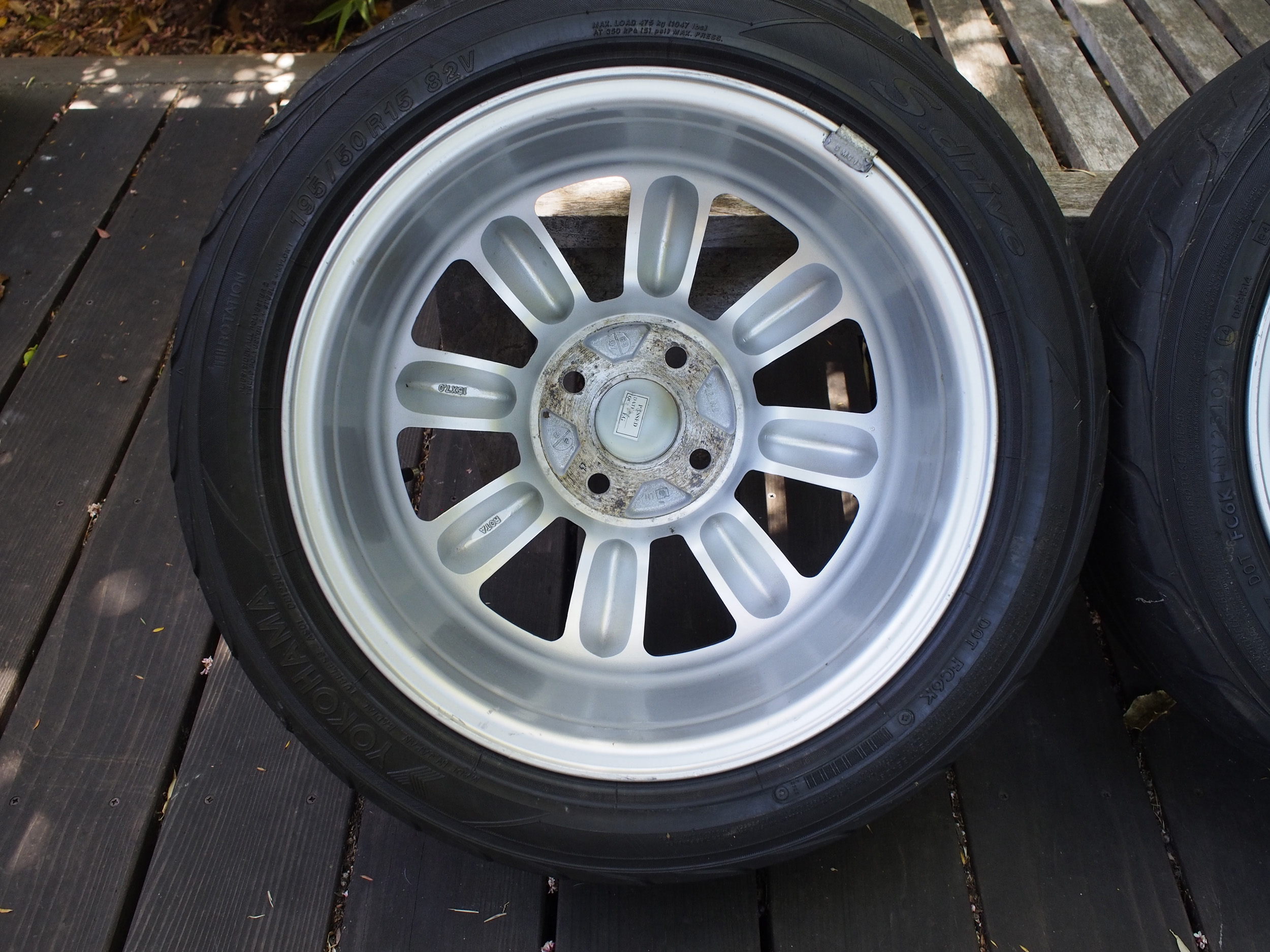 Can anyone ID these wheels? Maybe really old formula mag panasport ...