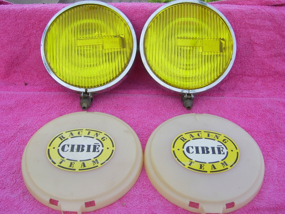 FS Cibie Iode 45 Yellow Fog Lights + Covers Racing Team |﻿ Miscellaneous
