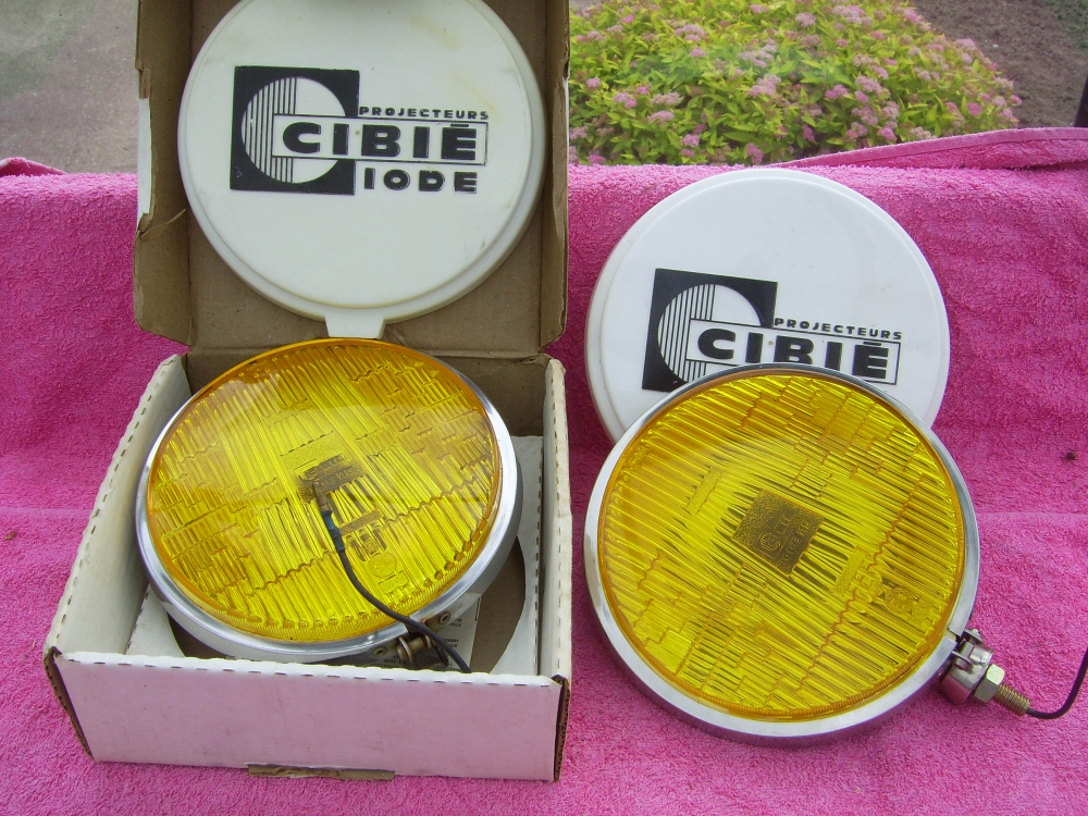 FS: NOS Cibie 45 Yellow Fog Lights + Covers |﻿ Miscellaneous