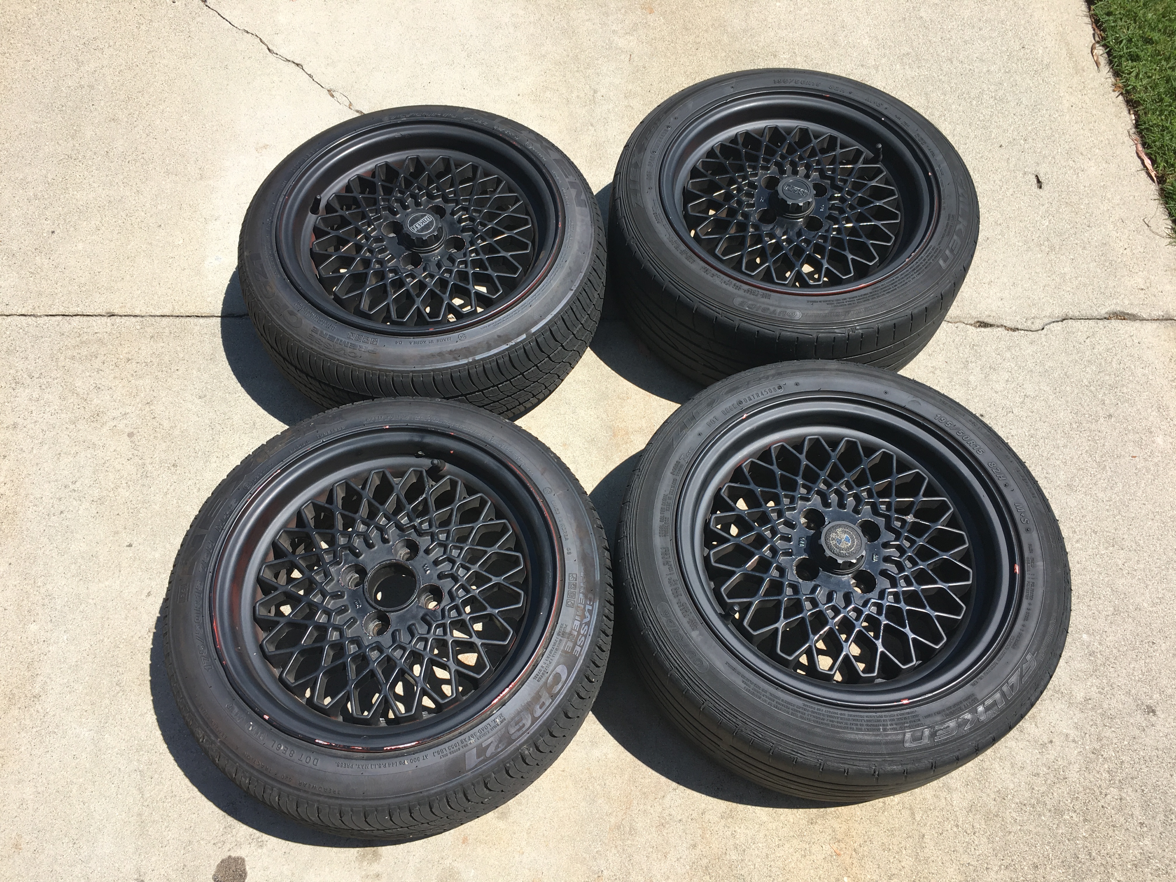 FS: 15x7 Riken 4x100 ET23 Wheels-$300 - Miscellaneous - 2002FAQ