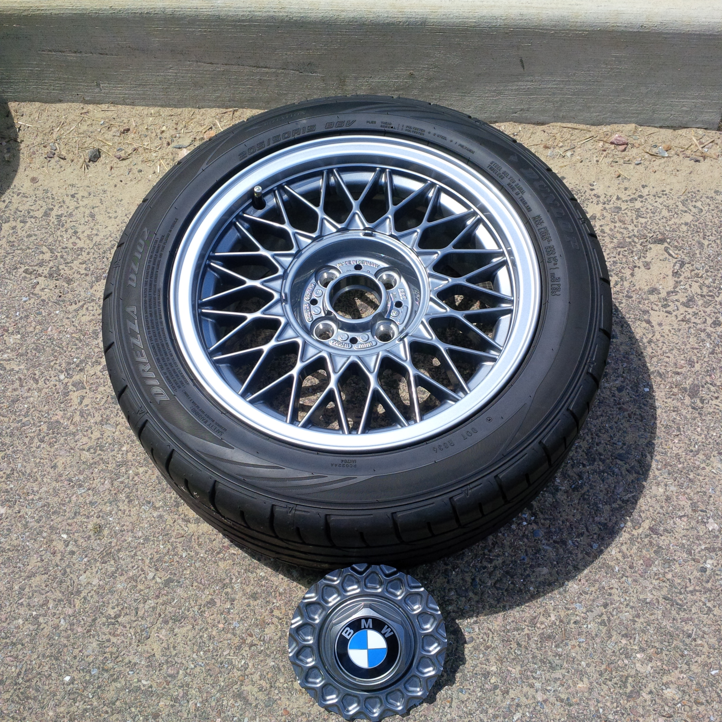 Set of 15" BMW BBS style 5 wheels with tires |﻿ Miscellaneous