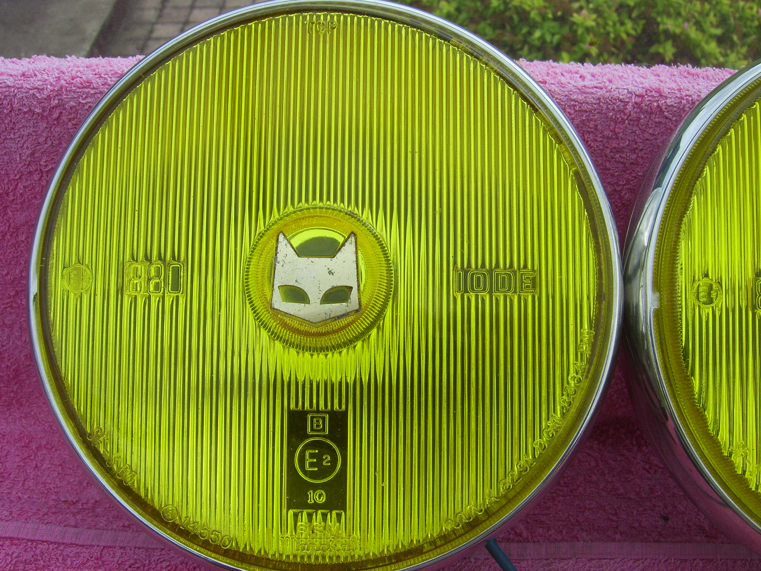 FS Marchal 880 Yellow Fog Lights + Soft Covers |﻿ Miscellaneous