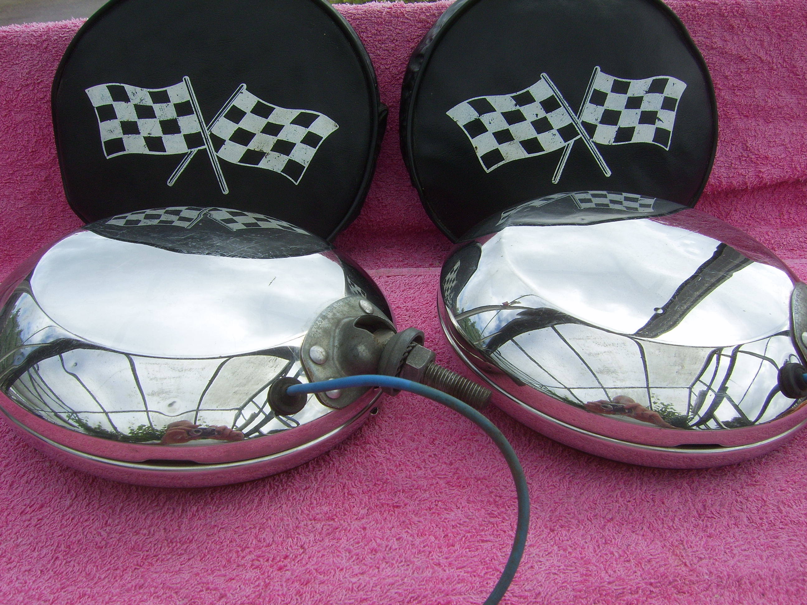 FS Marchal 880 Yellow Fog Lights + Soft Covers |﻿ Miscellaneous